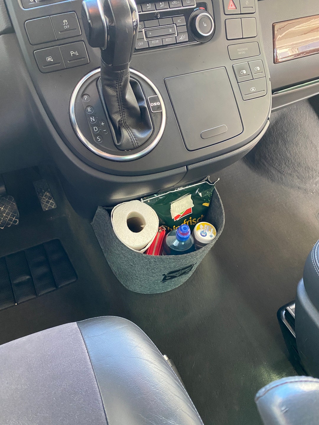 VW T5 T6 Multivan Bulli Storage Car Organizer Cockpit Bottle Holder ...