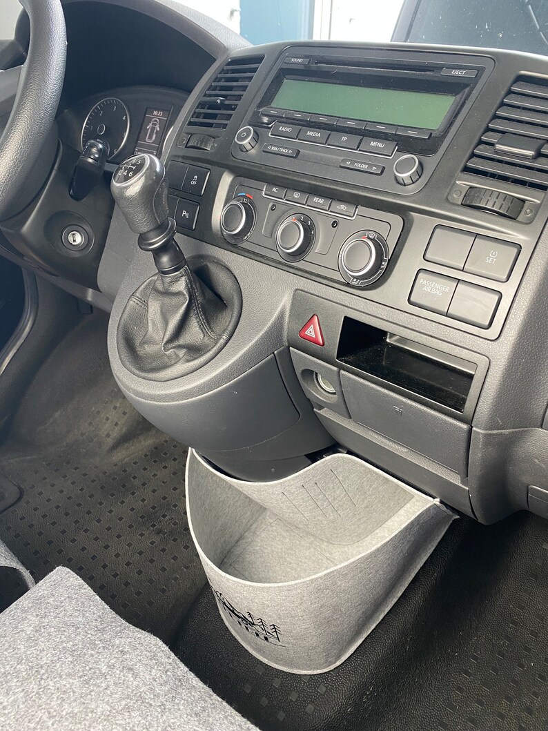 Vw T5 Bulli Cockpit Felt Bag in Light Gray for Transporter - Etsy