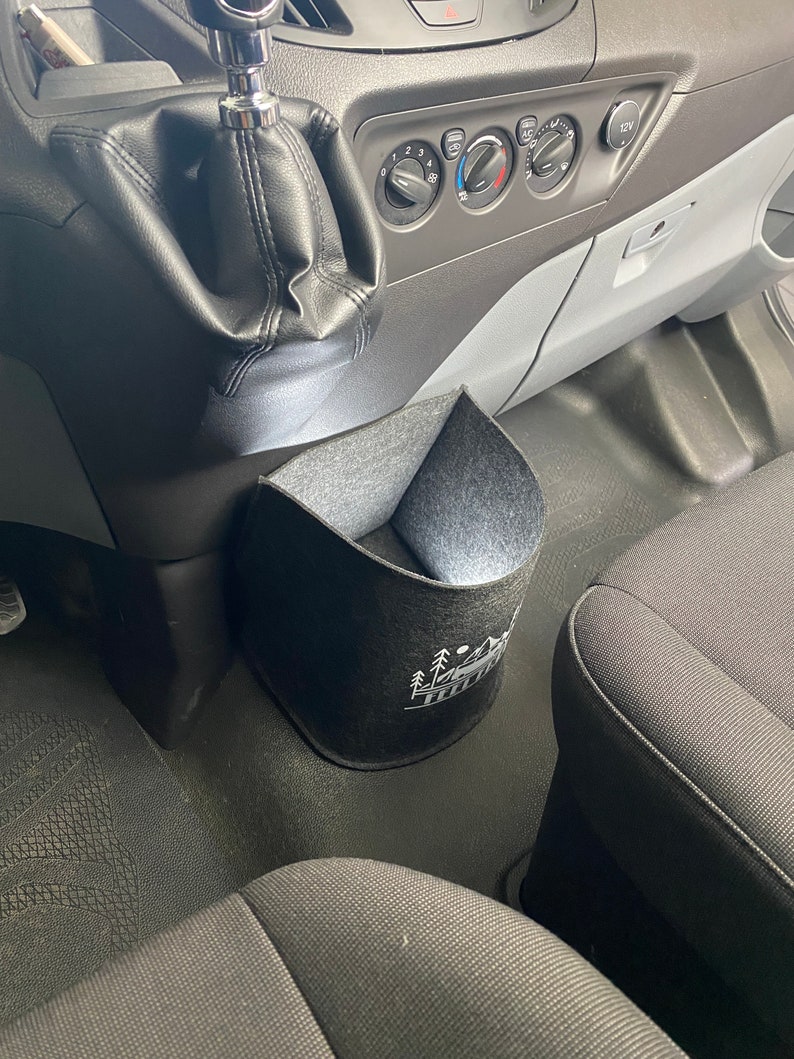 Ford Transit Custom Cockpit Felt Bag in Anthracite Organizer Storage ...