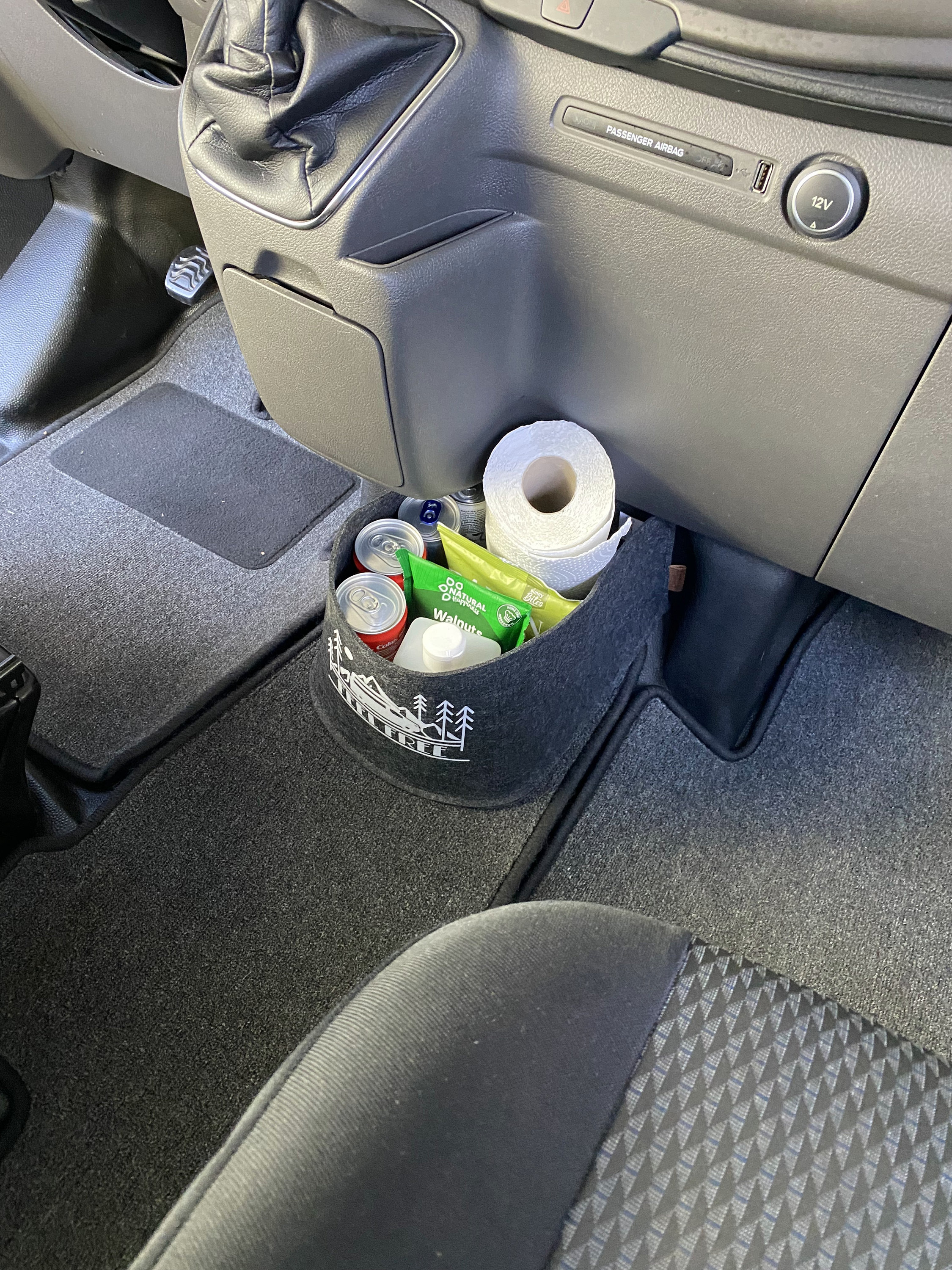 Ford Nugget Transit Custom Cockpit Felt Bag in Anthracite Organizer ...