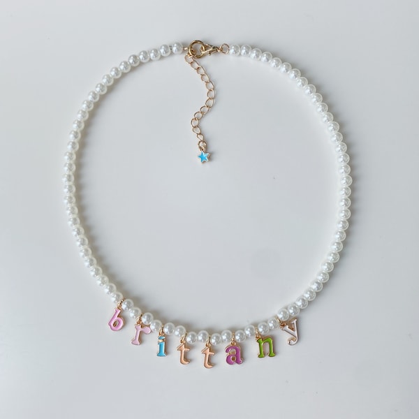 Pearl Y Necklace - Etsy