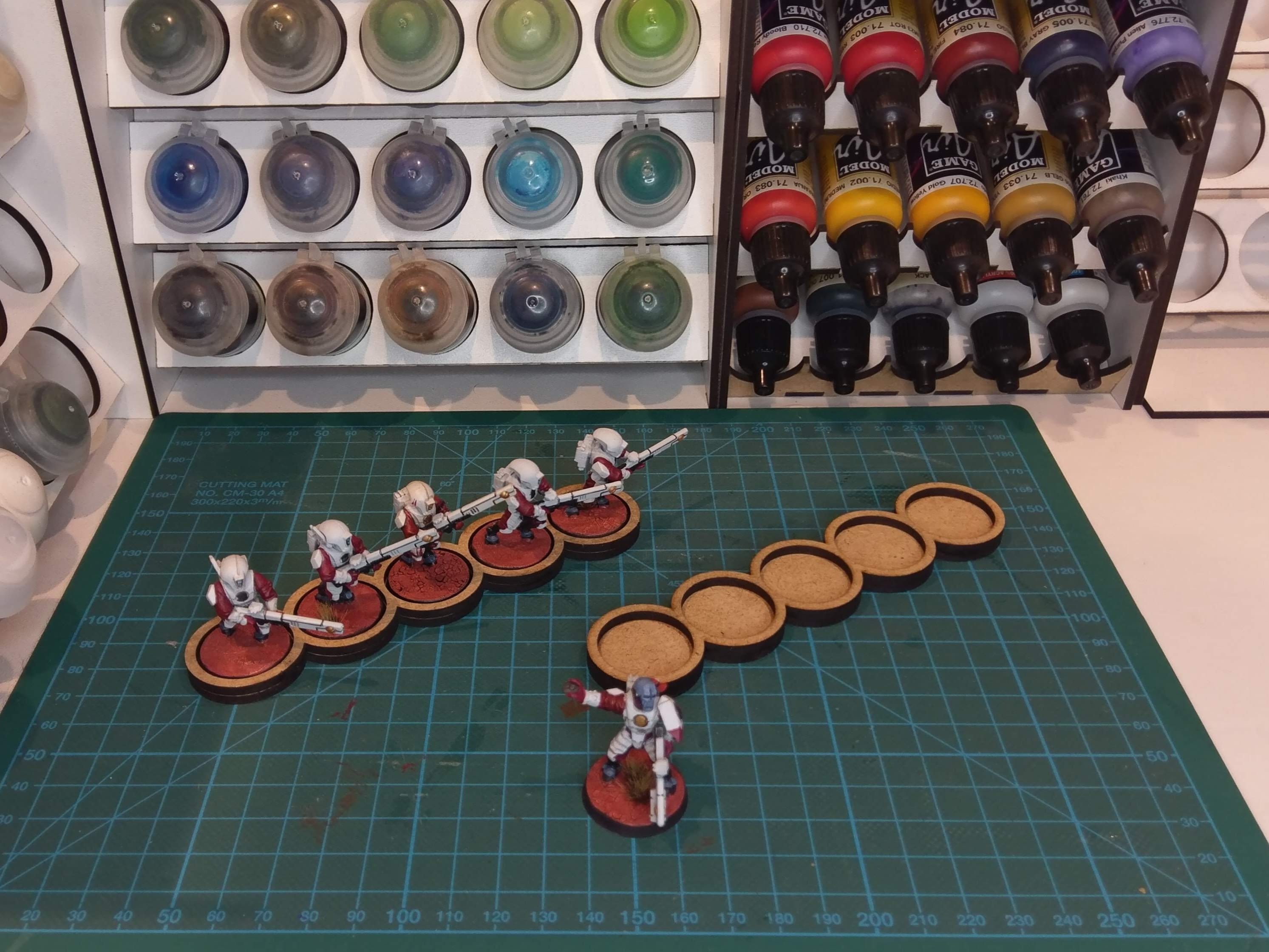 Tabletop Regiment Base for 32 Mm Bases in Different Formations - Etsy