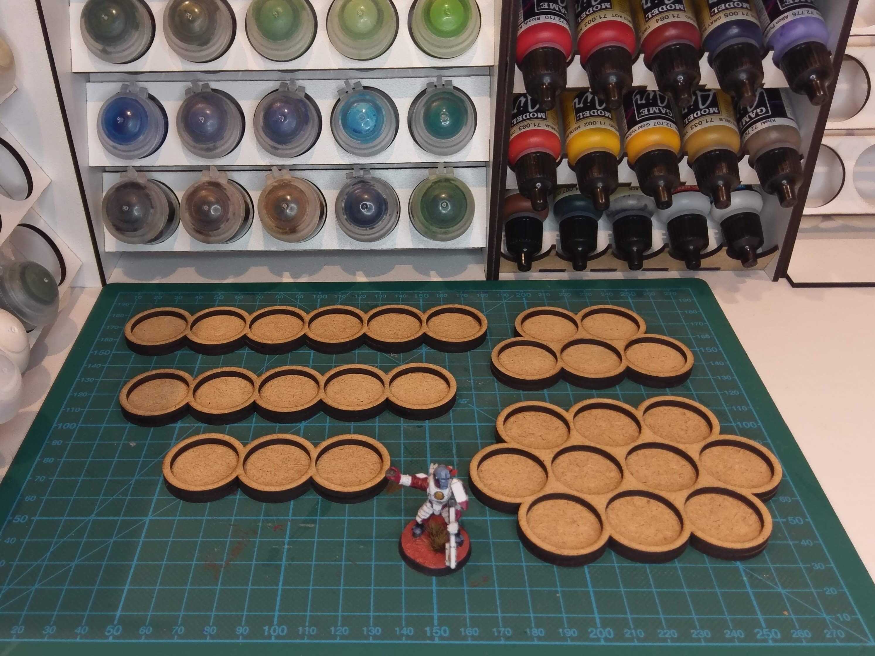 Tabletop Regiment Base for 32 Mm Bases in Different Formations - Etsy