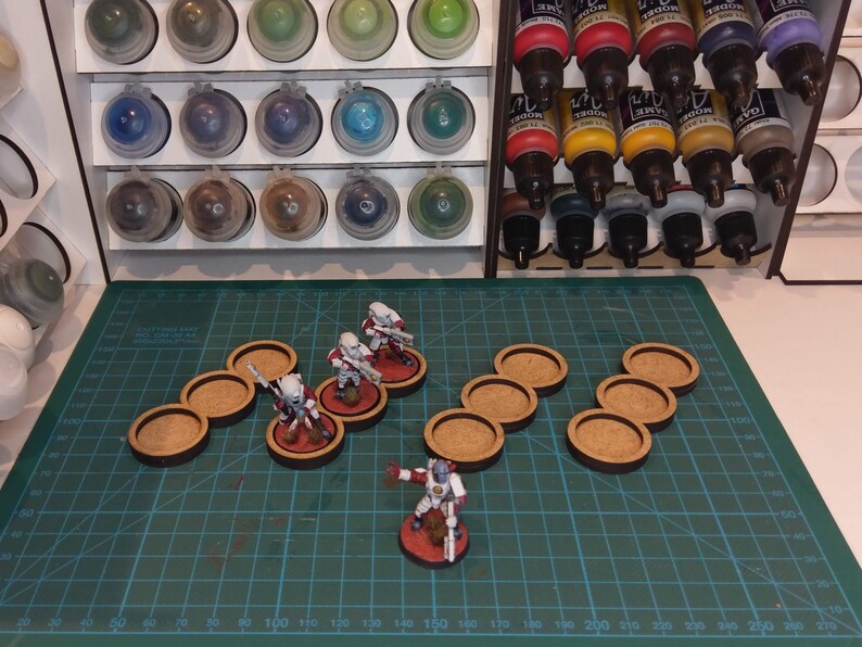 Tabletop Regiment Base for 32 Mm Bases in Different Formations - Etsy