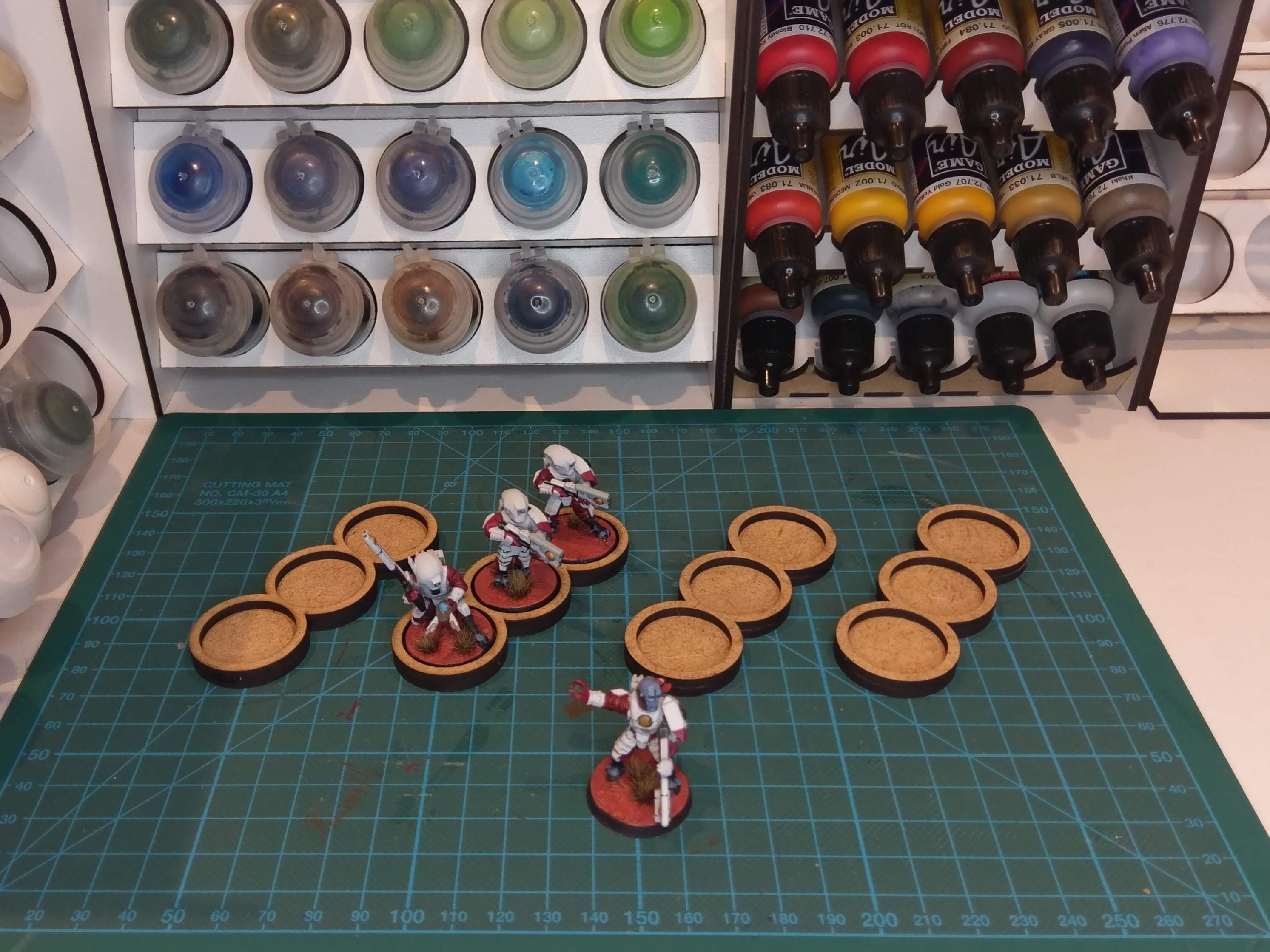 Tabletop Regiment Base for 32 Mm Bases in Different Formations - Etsy