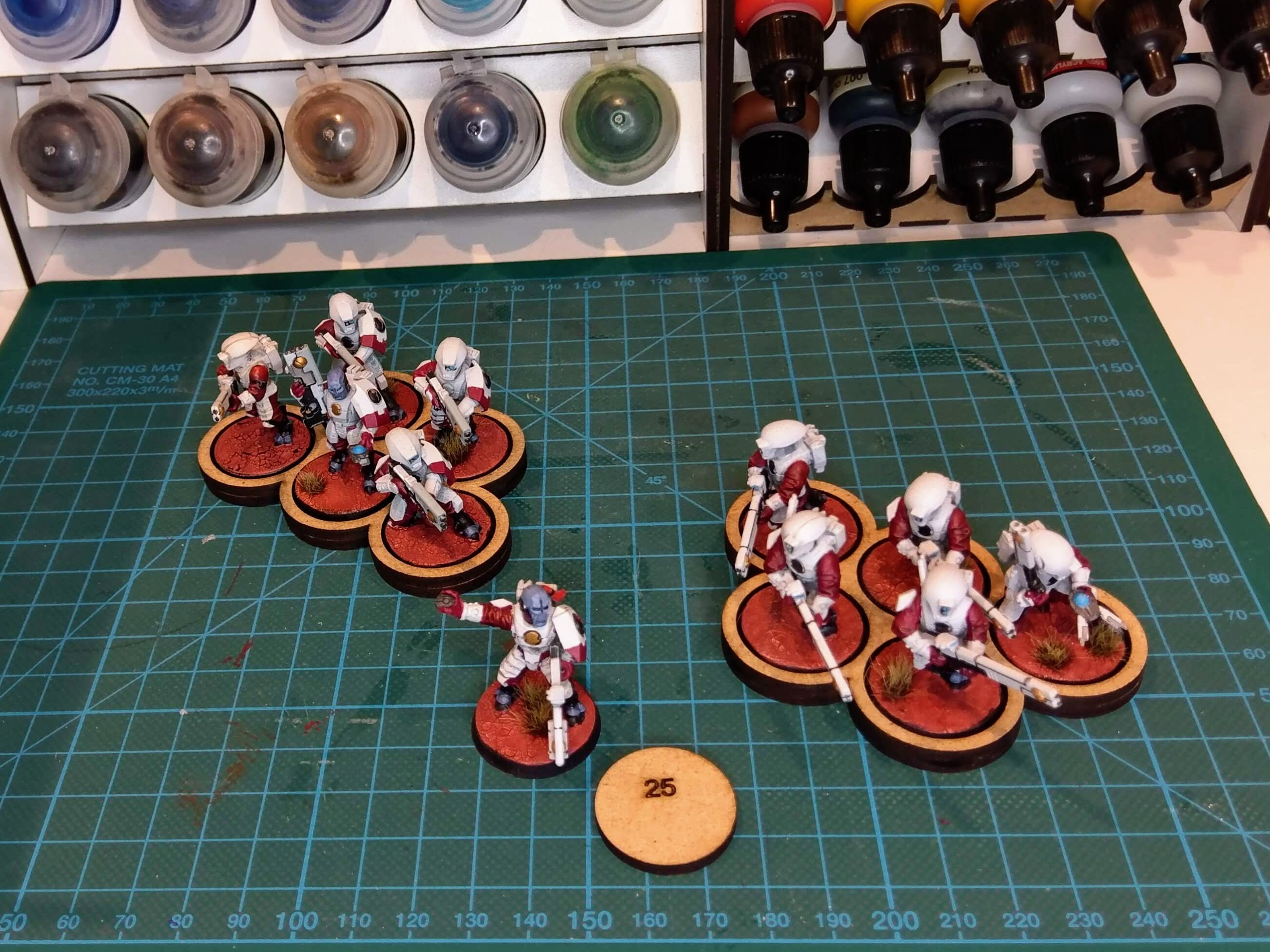 Tabletop Regiment Base for 32 Mm Bases in Different Formations - Etsy