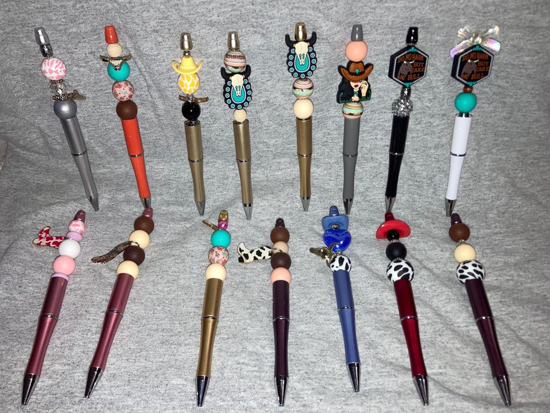 15 Beadable Pens Western Cowgirl Themed Super Low Intro Price - Etsy