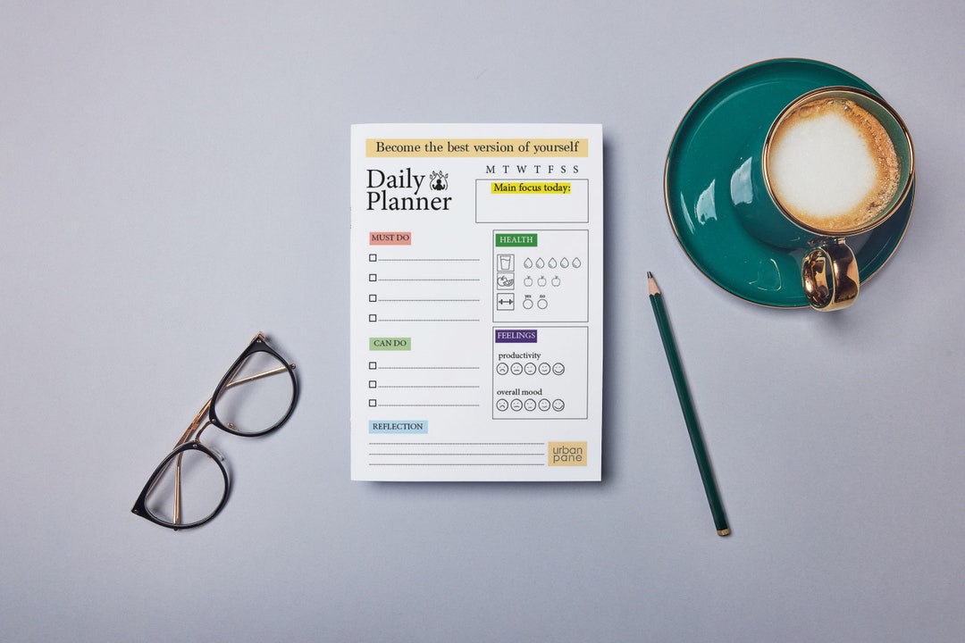 Digital Daily Planner for Goal Setting and Mindfulness Printable ...