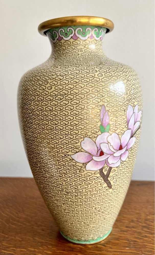 Vintage Cloisonne Vase - Etsy