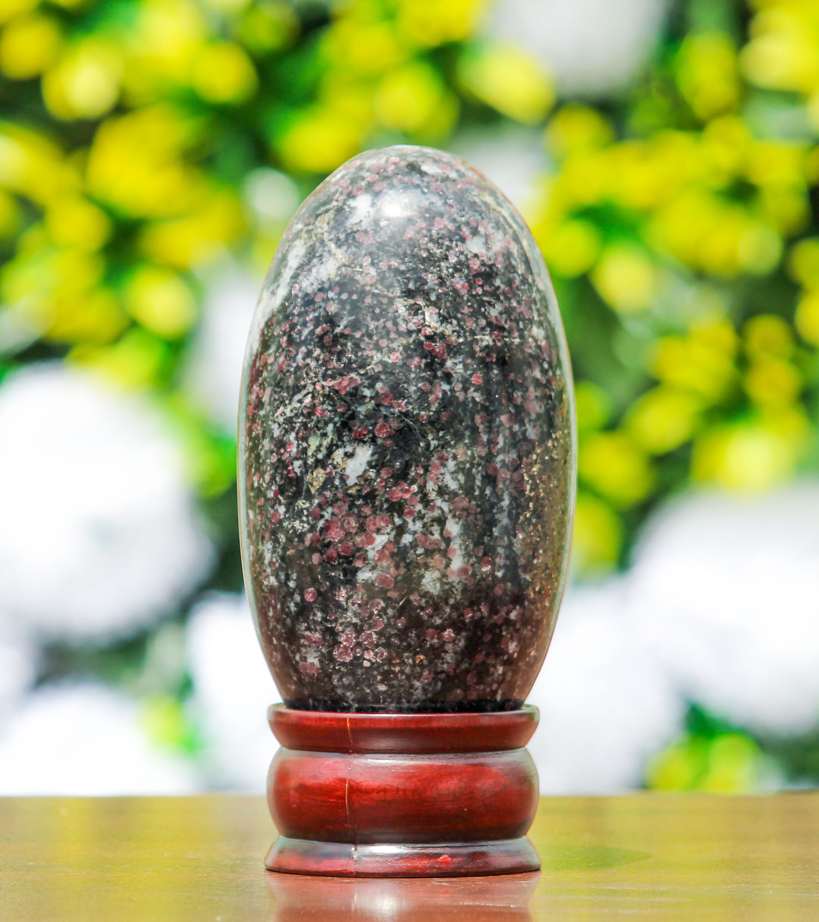 Polished 135MM Ruby Spinel Matrix Crystal Healing Chakras Reiki Charged ...