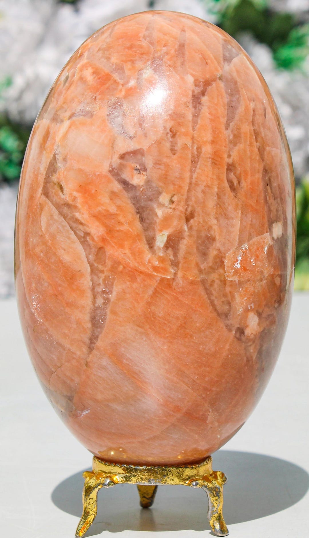 110MM Pink Rosophia Stone Crystal Lingam Reiki Charged Chakra Balancer ...