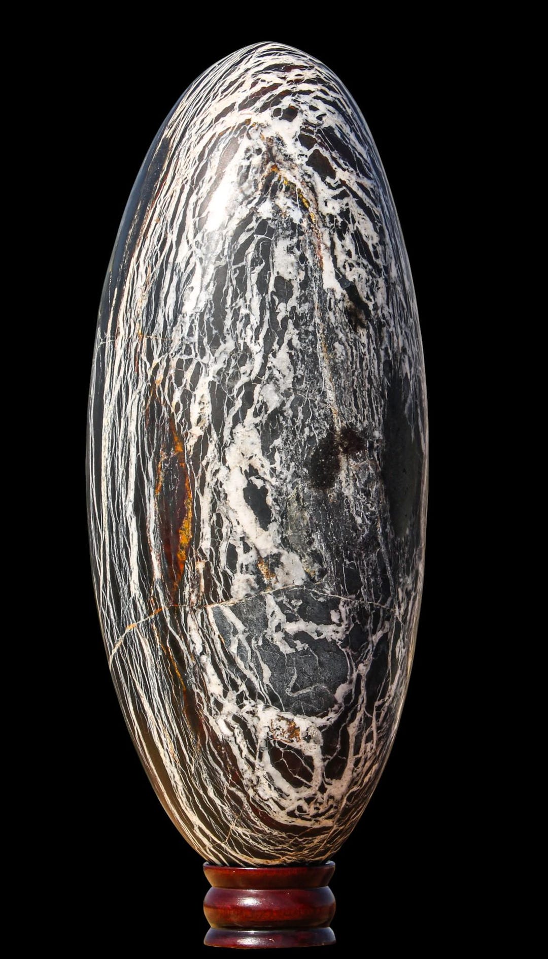 Imperial Jasper Crystal Lingam: Chakra Meditation Stone Decor (345MM ...