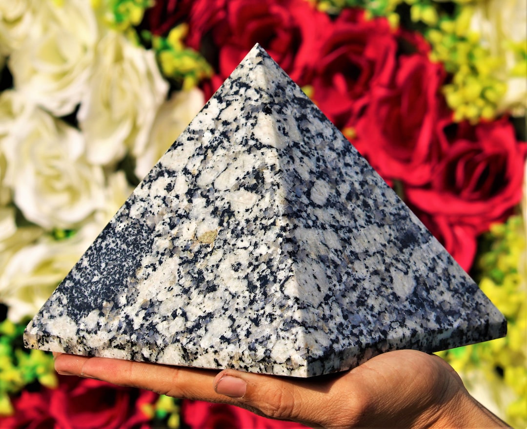 Polished 175MM Black Diorite Crystal Healing Chakras Reiki Charged Metaphysical Stone Carved ...