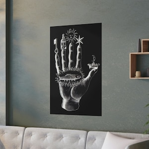 Hand of the Philosophers Mysteries Occult Decor Occult Art Occult Print ...