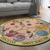 Enochian Magick Magic Circle Round Carpet Hermetic Rosicrucian Esoteric ...