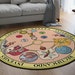 Enochian Magick Magic Circle Round Carpet Hermetic Rosicrucian Esoteric ...