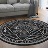 Enochian Magick Magic Circle Round Carpet Hermetic Rosicrucian Esoteric ...