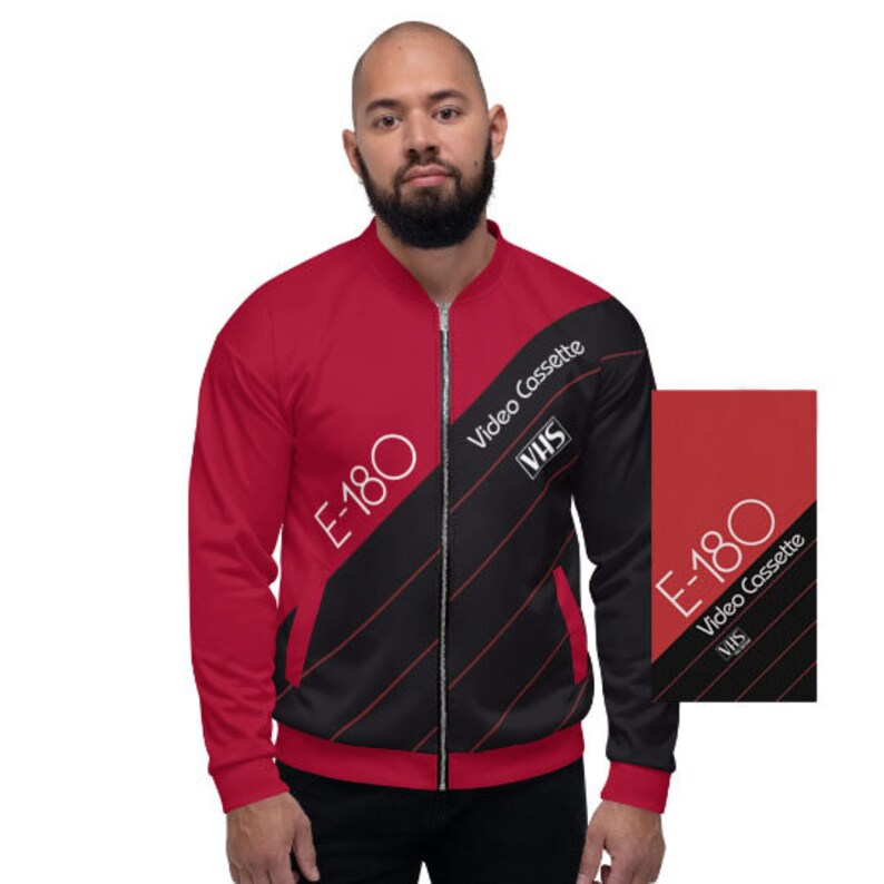 VHS Tapes Retrowave Vaporwave Cassette Tapes Cyberpunk Jacket - Etsy