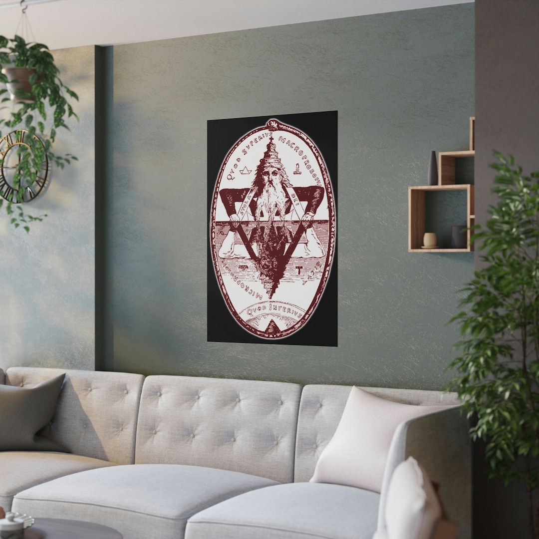 Eliphas Levi Seal of Solomon Occult Decor Occult Art Occult Print ...