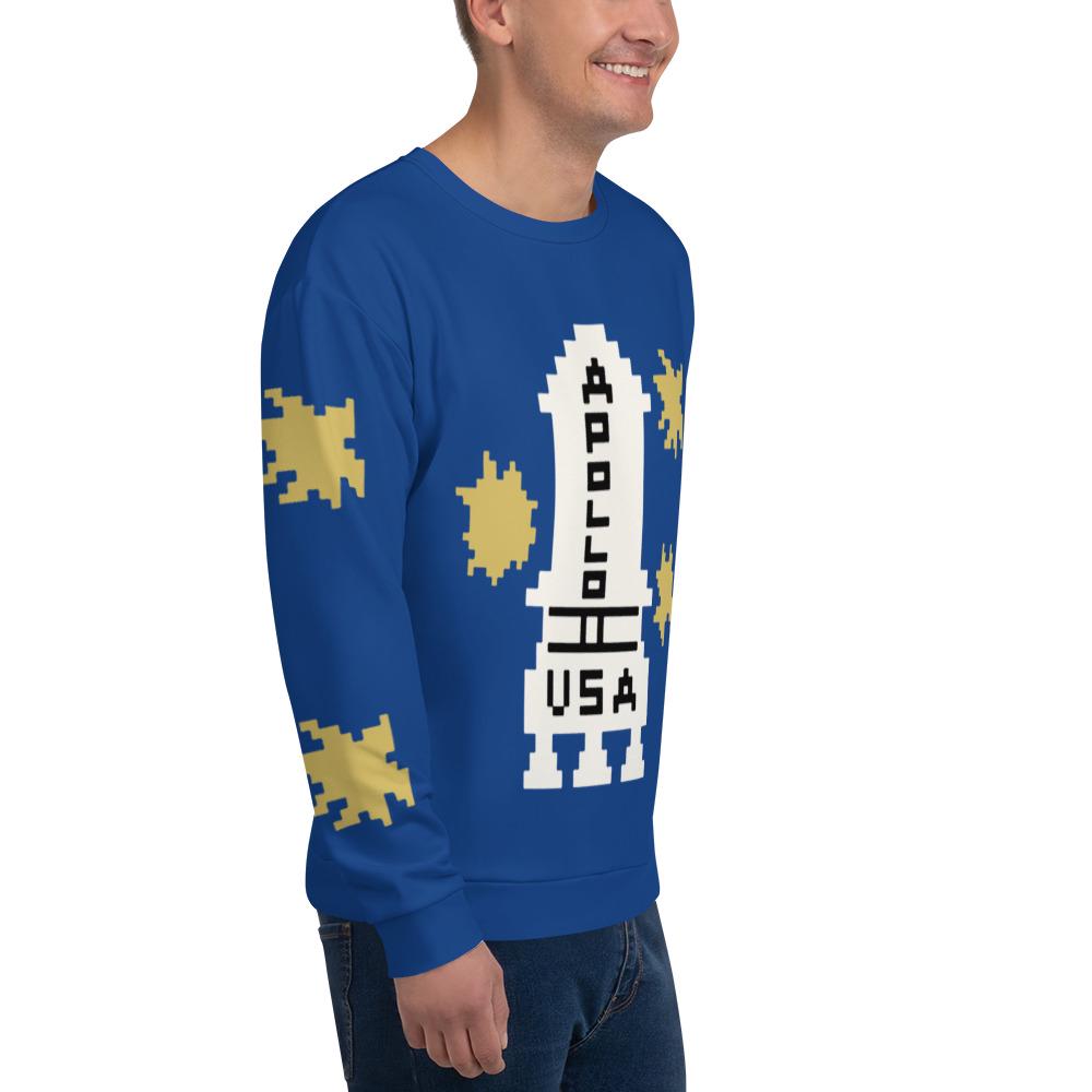 Apollo 11 Fleece Pullover Stephen King Oversized Sweater the Shining ...
