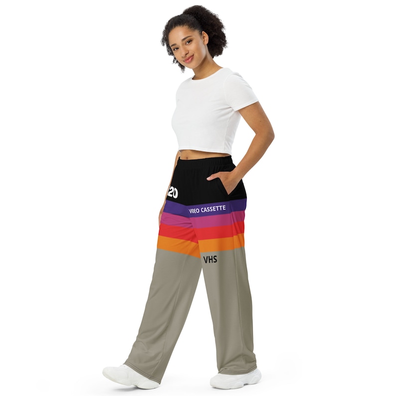 VHS Tapes 80s Vaporwave Cassette Tapes Sweatpants Lounge Pants ...