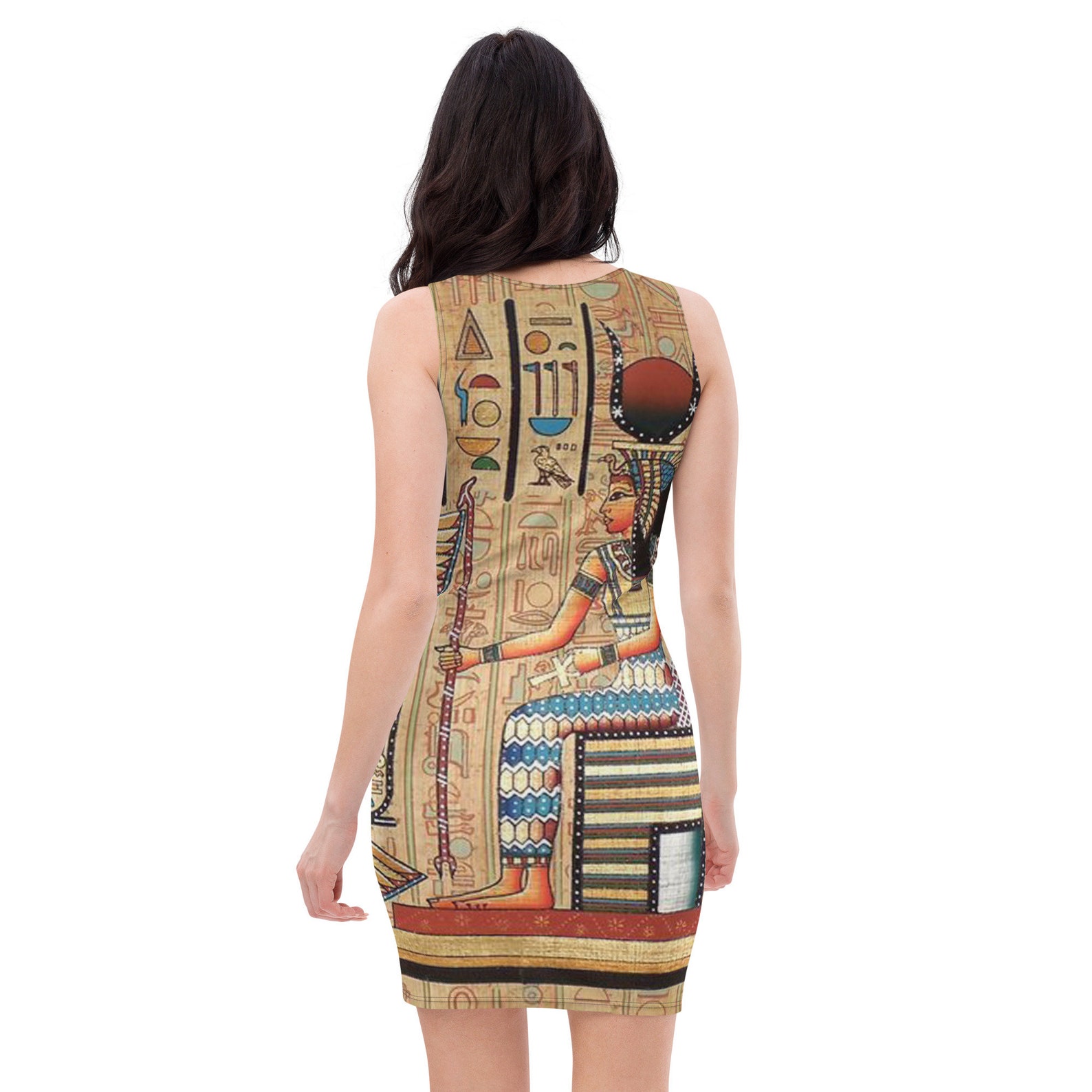Ancient Egypt Egyptian Dress Egyptian Revival Goth Dress Witch - Etsy