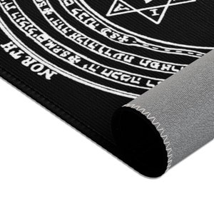 Goetia Lesser Key of Solomon Magic Circle Retro Area Rug Hermetic ...