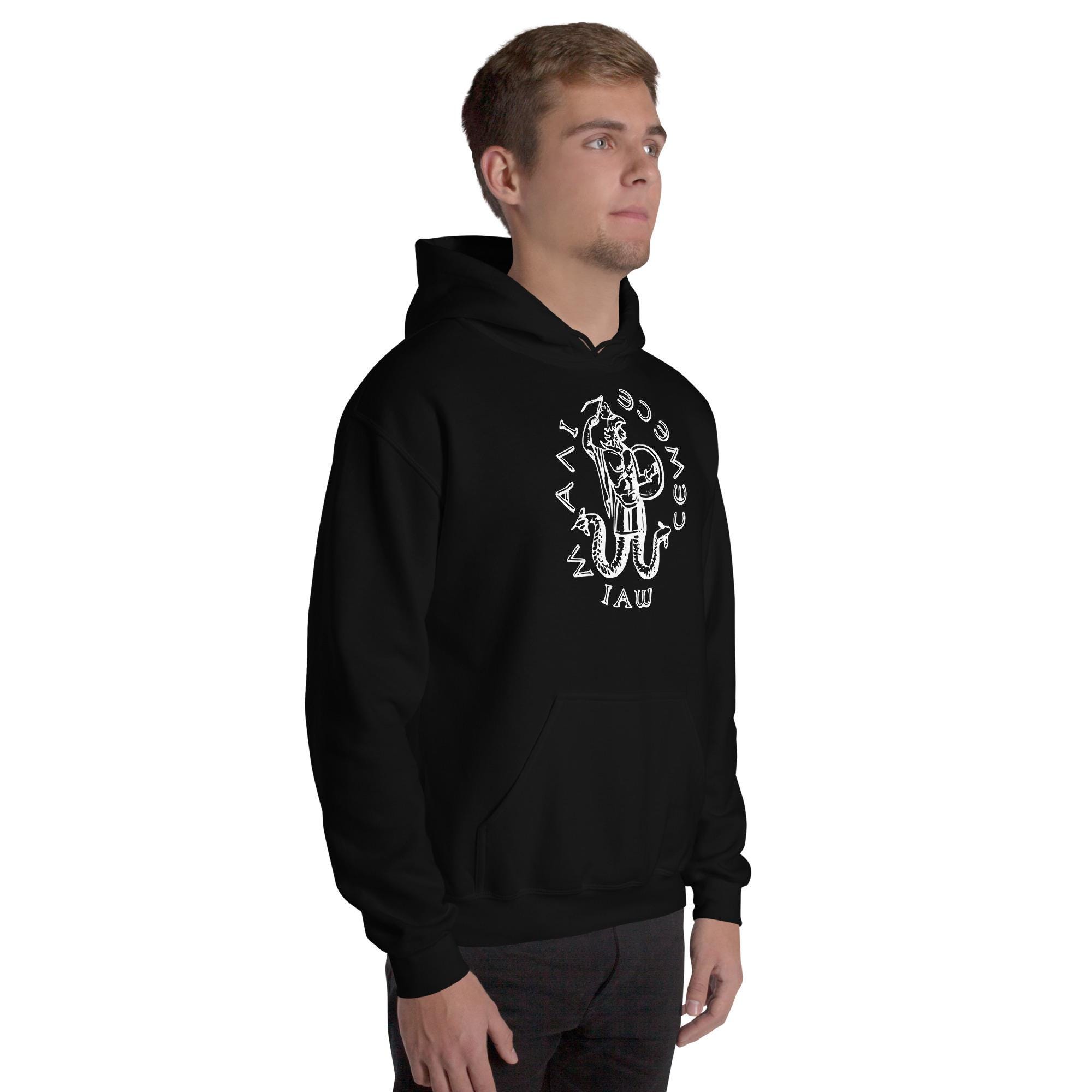 Abraxas Gnostic Fleece Pullover Hoodie Occult Shirt Pagan Shirt ...