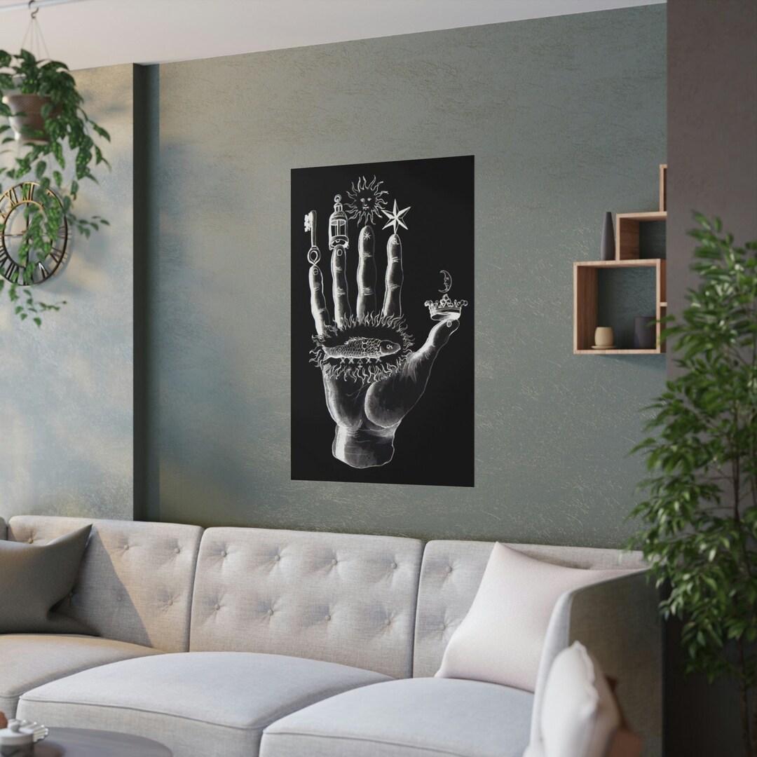 Hand of the Philosophers Mysteries Occult Decor Occult Art Occult Print ...