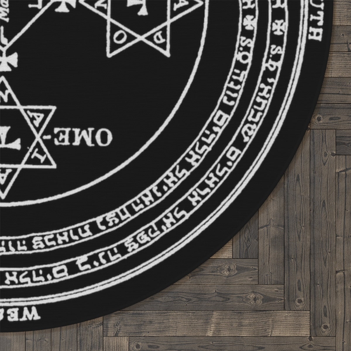 Goetia Lesser Key of Solomon Round Carpet Magic Circle Hermetic ...