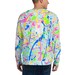 Paint Splatter Crew Neck Sweatshirt Retro Jumper Fleece Pullover ...