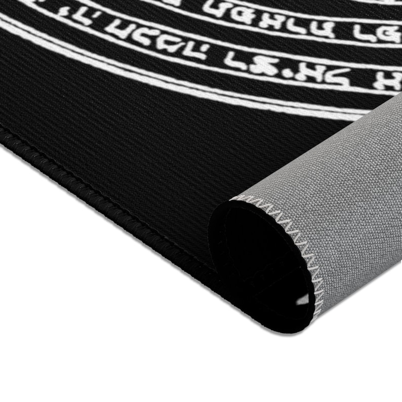 Goetia Lesser Key of Solomon Magic Circle Retro Area Rug Hermetic ...