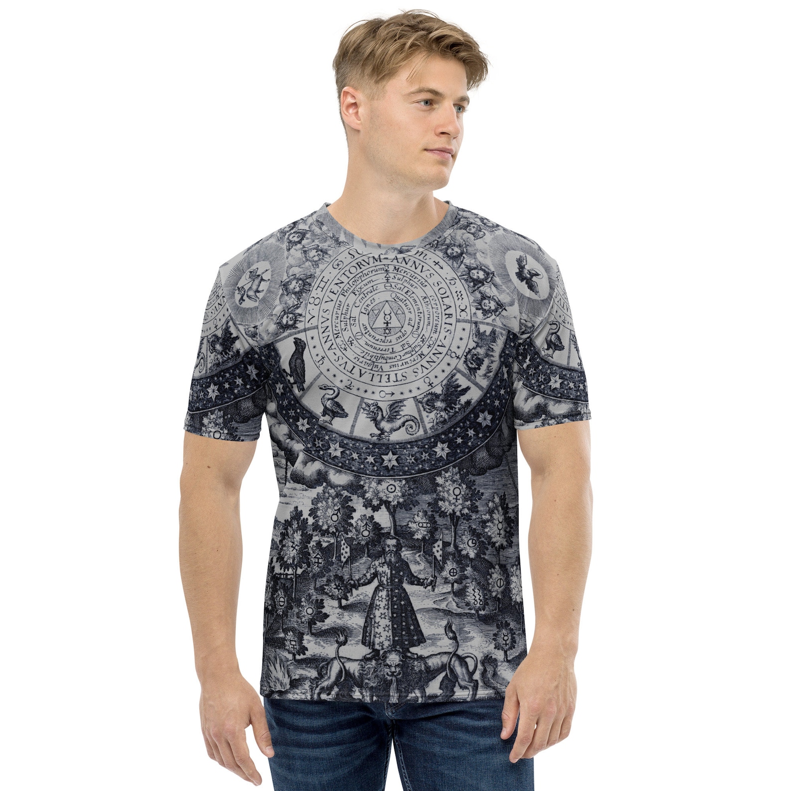 Alchemy Occult Shirt Esoteric Pagan Shirt Hermetic Rosicrucian ...
