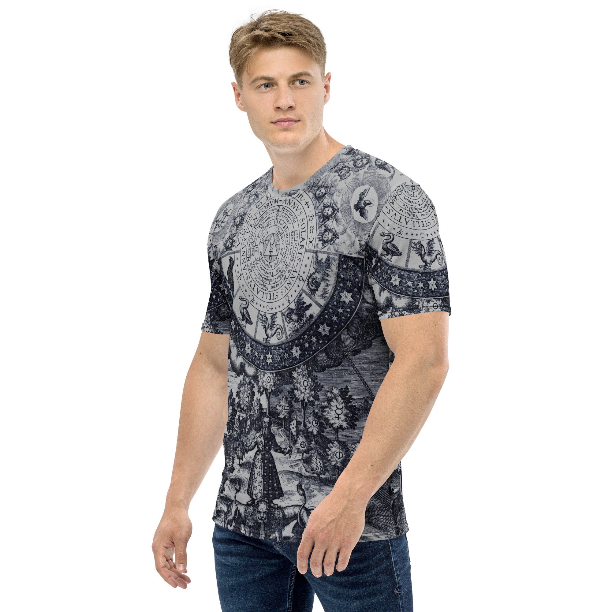 Alchemy Occult Shirt Esoteric Pagan Shirt Hermetic Rosicrucian ...