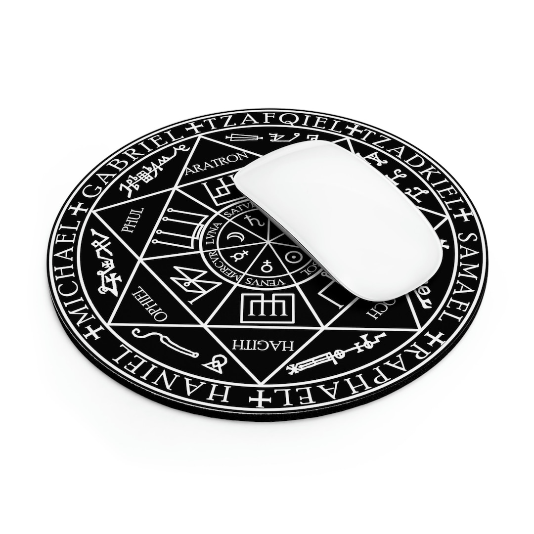 Enochian Magick Archangel Sigils Occult Art Custom Mouse Pad Alchemist ...