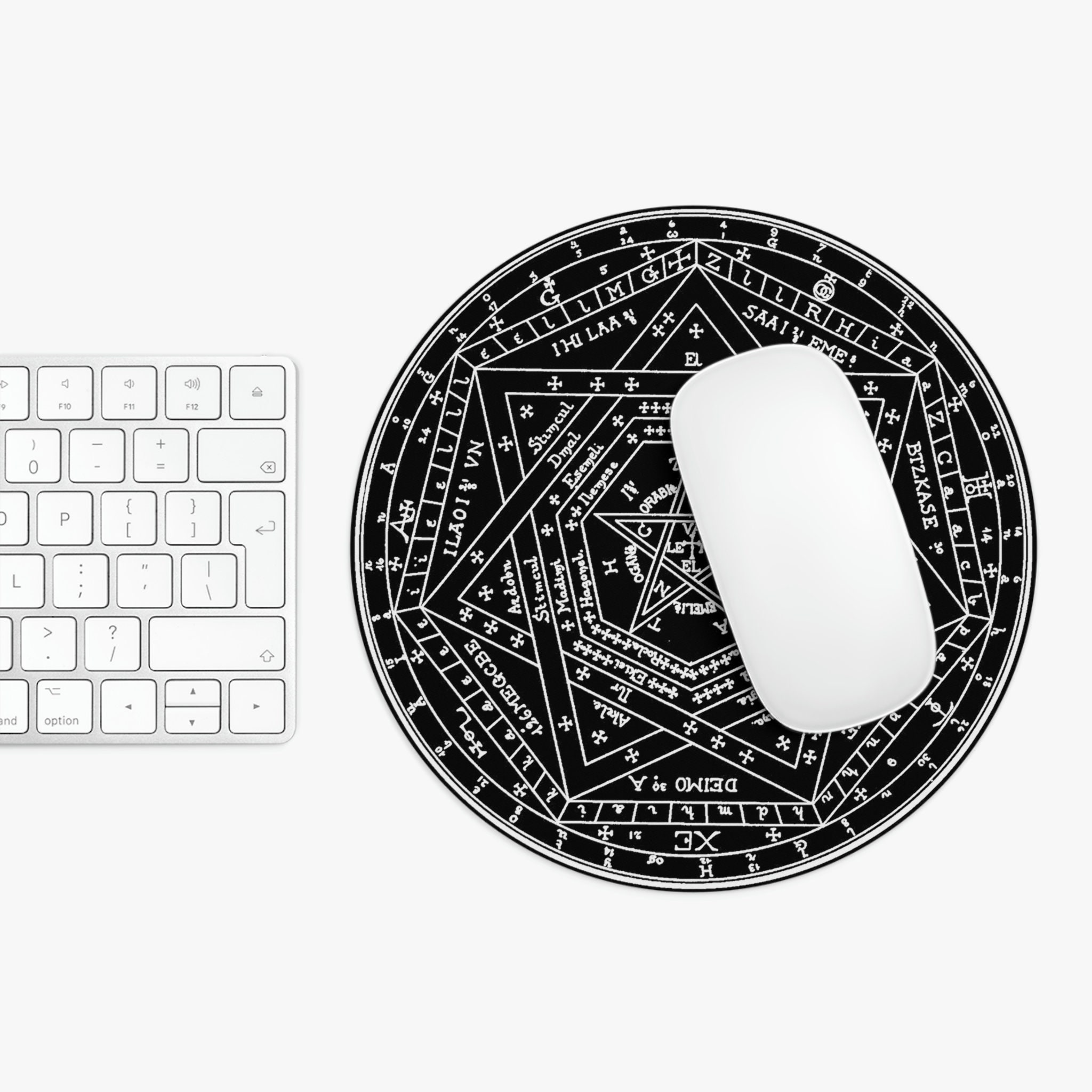 Enochian Magick Archangel Sigils Occult Art Custom Mouse Pad Alchemist ...
