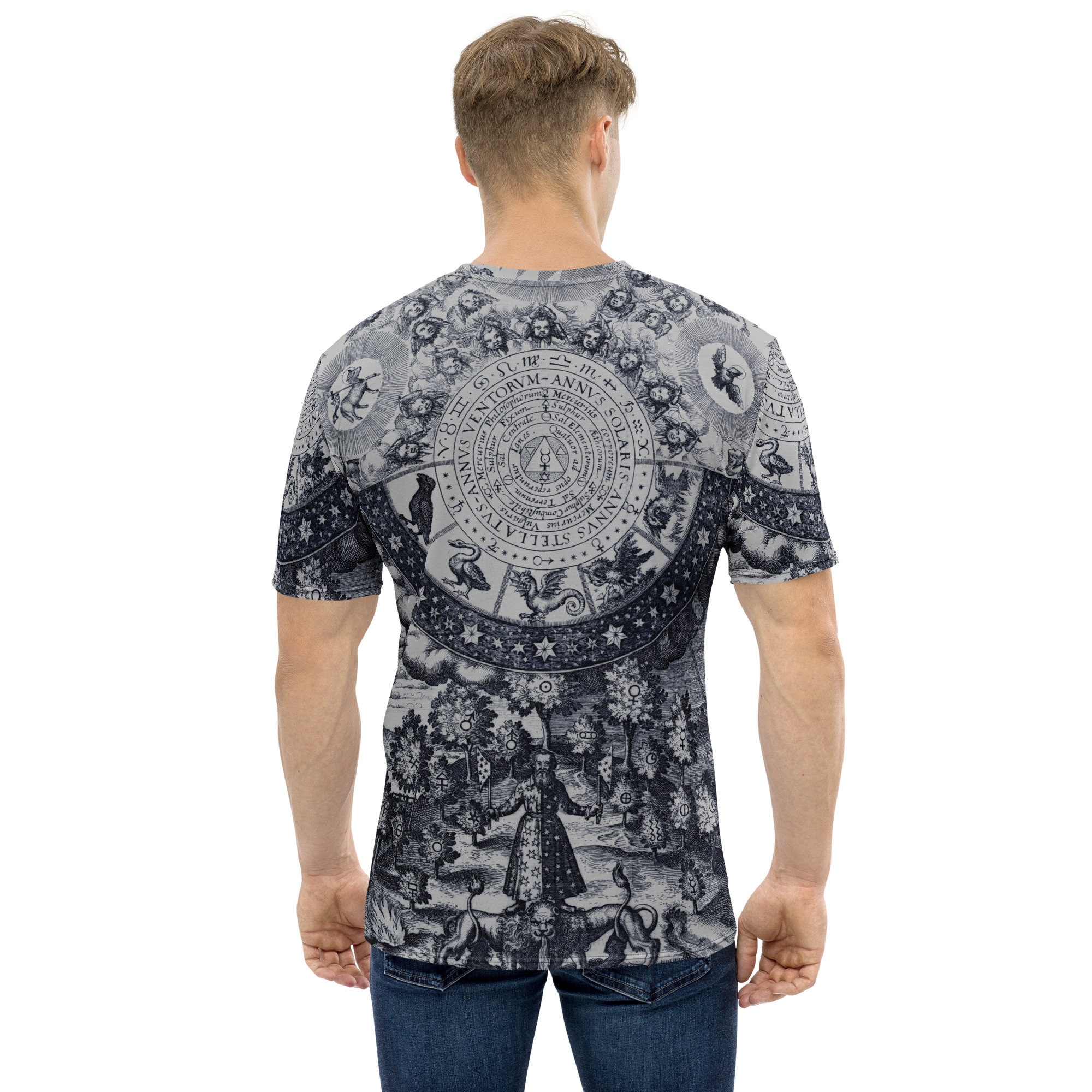 Alchemy Occult Shirt Esoteric Pagan Shirt Hermetic Rosicrucian ...
