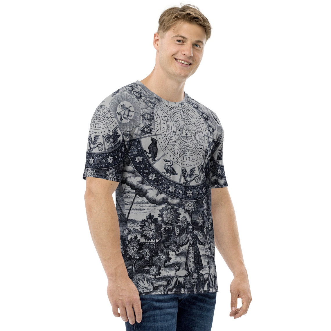 Alchemy Occult Shirt Esoteric Pagan Shirt Hermetic Rosicrucian ...