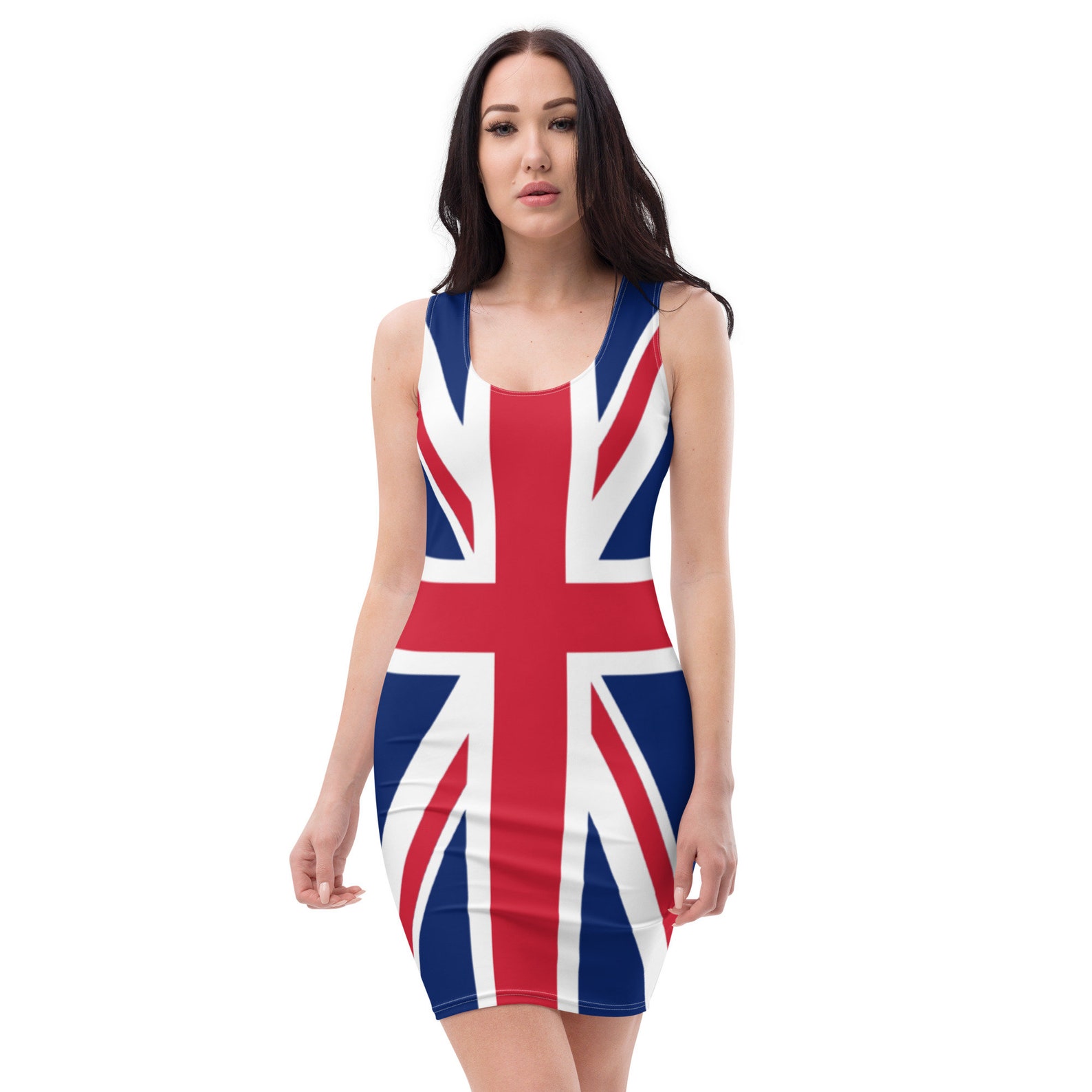 Spice Girls Dress Union Jack 90s Dress Cosplay Costume Drag Spandex ...
