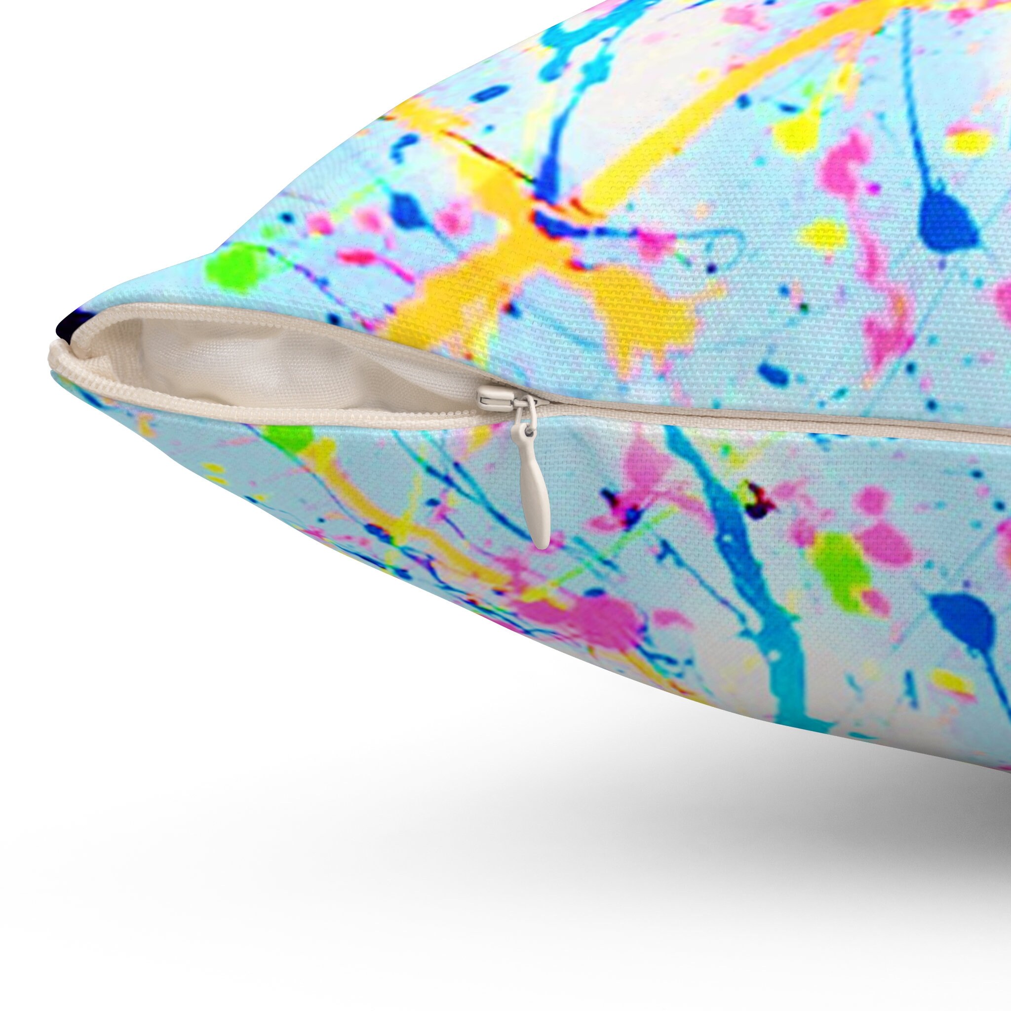 Retro Decor 80s Paint Splatter Paint Throw Pillow Accent - Etsy