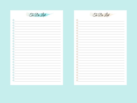 To-do List Everyday To-do List Printable Priority To-do - Etsy