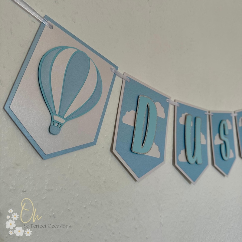 Hot Air Balloon Banner - Etsy
