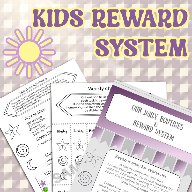 KIDS REWARD SYSTEM - Etsy