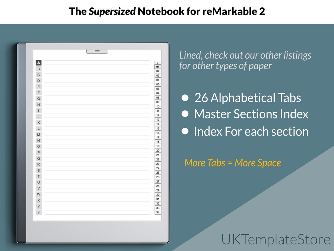 Remarkable 2 Template Lined Notes Digital Notes Digital Notebook ...