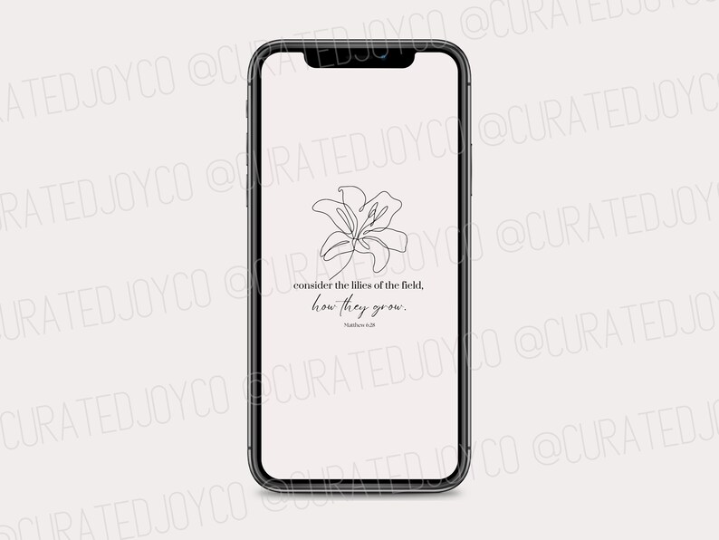 Neutral Christian Phone Wallpapers Digital Download Phone Background ...