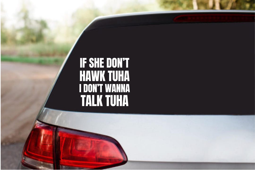 Hawk Tuha, Car Decal | Car Decals | Name Stickers | Stickers for Cars ...