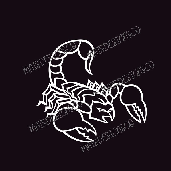 Scorpion Car Decal - Etsy