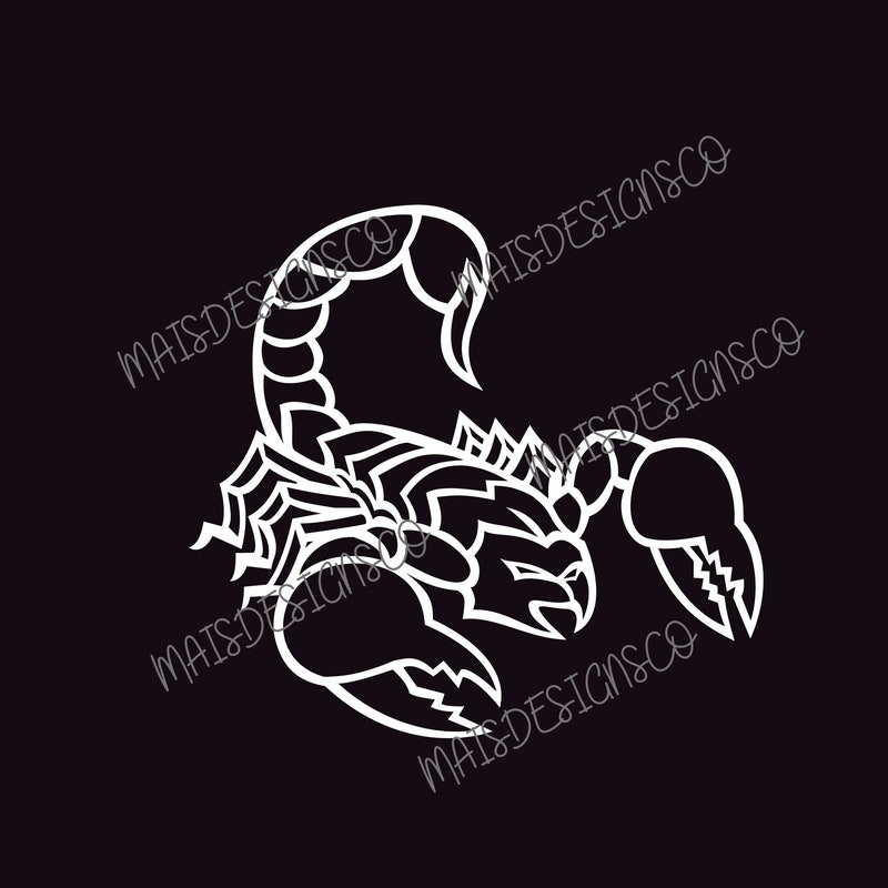 Scorpion Car Decal - Etsy