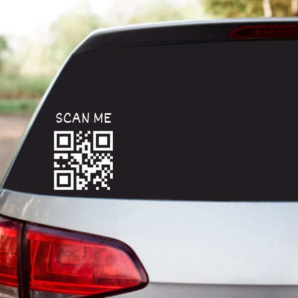 Custom Car Decals Qr Code - Etsy Australia