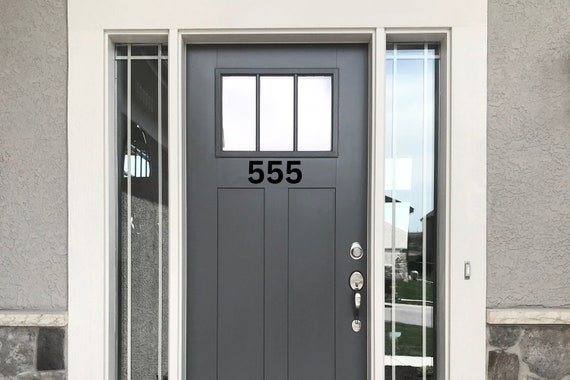 Custom Address Decal House Number Decal Decals for Front - Etsy